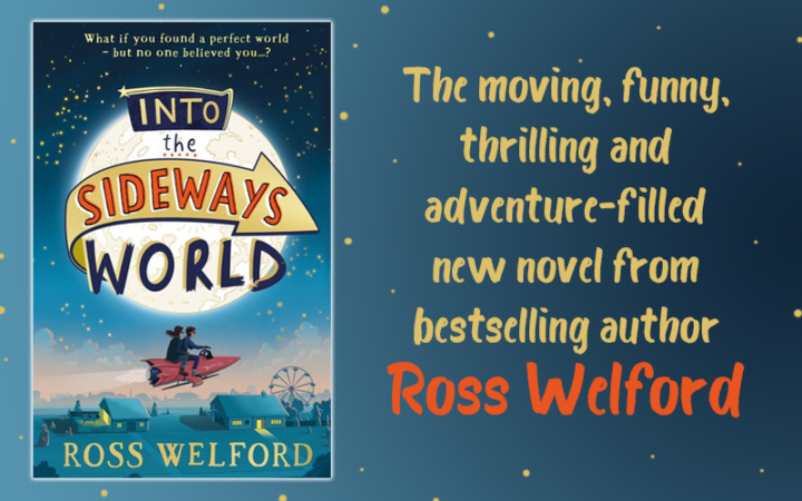 Into the Sideways World banner - Harper Collins New Zealand